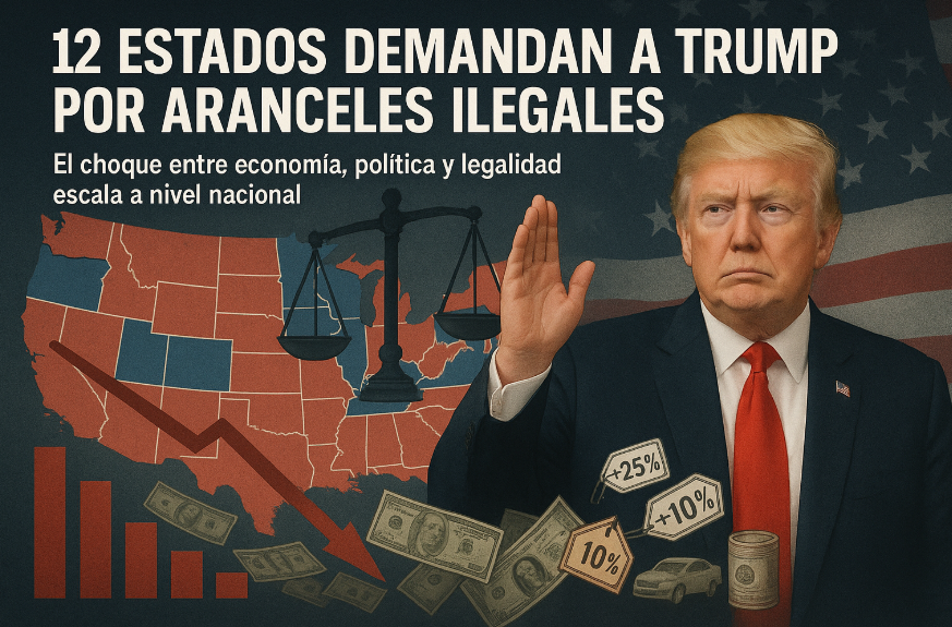Doce estados demandan a Trump por aranceles "ilegales" que afectan la ...